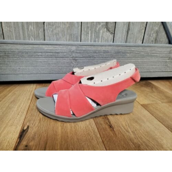 Clarks | Shoes | New Clarks Caddell Jena Womens Sz 8 M Coral Pink Low ...